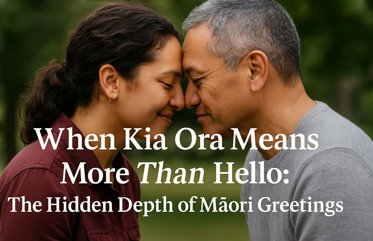 The Hidden Depth of Māori Greetings: Key Te Reo Māori Phrases in New Zealand